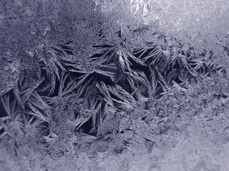 Ice crystals on glass stock image. Image of freeze, seasonal - 7809513