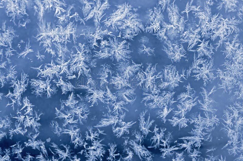 Ice crystals on glass stock photo. Image of freezing - 36339306