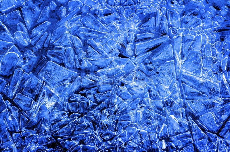 Frozen Blue Ice Crystals stock image. Image of structure - 23955313
