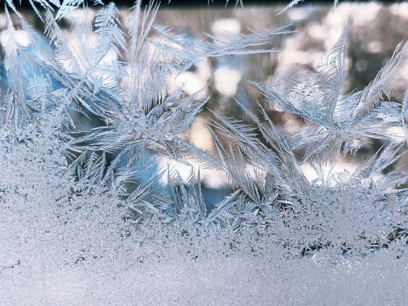 Ice crystals patterns stock image. Image of icicle, glass - 108904961