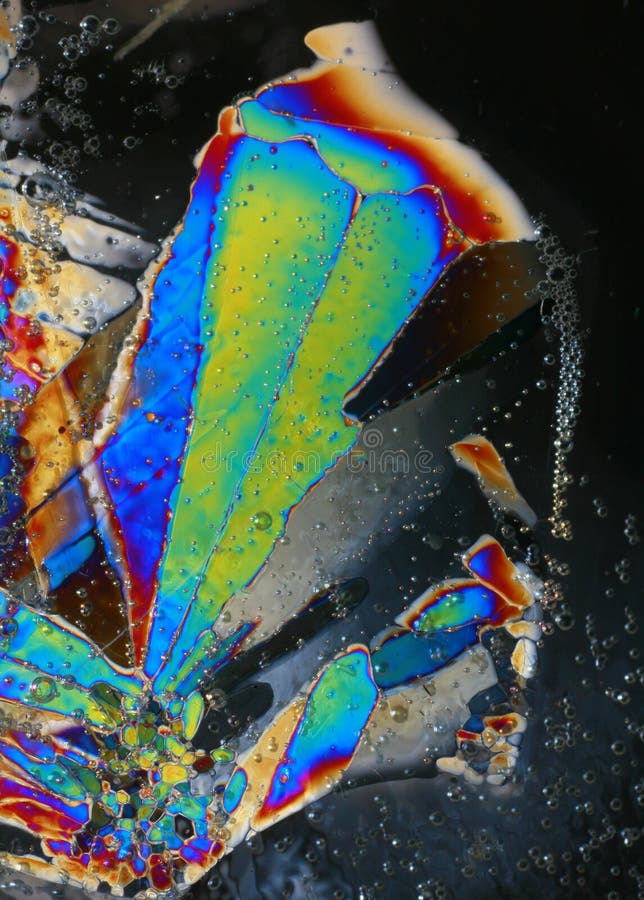 Ice crystals rainbow stock image. Image of melting, crystal - 6888503