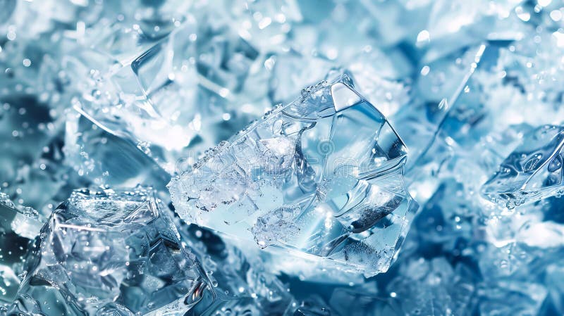 Ice crystals in the water stock image. Image of quartz - 314792583