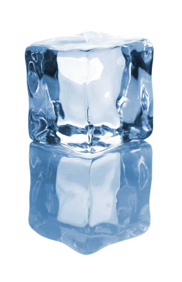 Blue ice cube stock image. Image of blue, white, block - 5361681