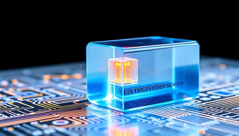 Ice Cube on Circuit Board Technology Cooling System Electronics ...