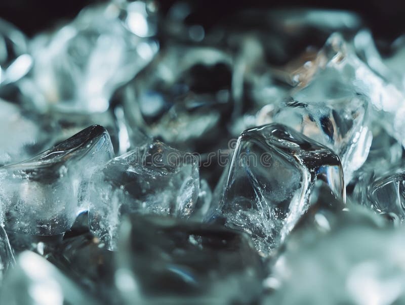 Ice Cube Crystal Frozen Cold Freezing Icy Stock Illustration ...