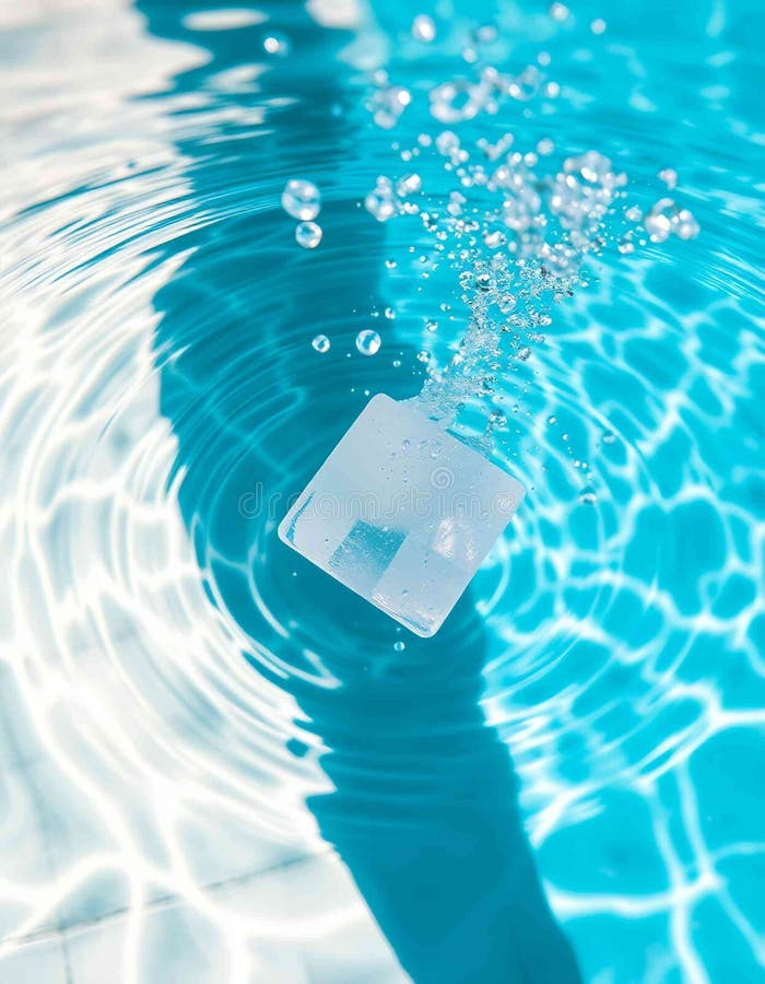 The Ice Cube Made a Big Splash on the Water Generated with AI Stock ...