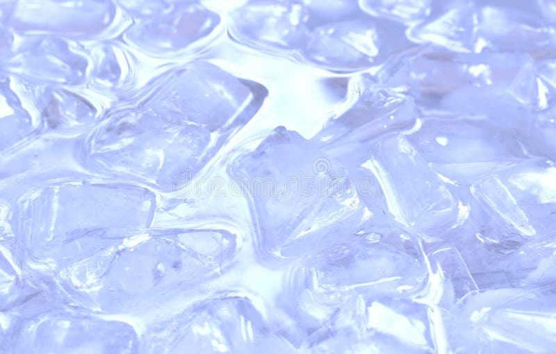 Ice Cube Floating on Water in Plastic Tray Stock Photo - Image of frost ...