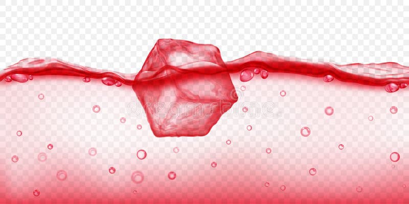 Large Translucent Red Ice Cube Stock Illustrations – 10 Large ...