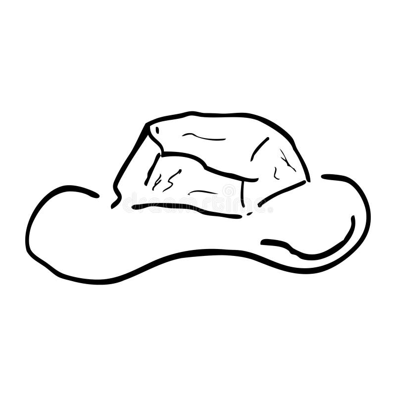 Ice Cube, Hand Draw Doodle Simple Vector Stock Vector - Illustration of ...