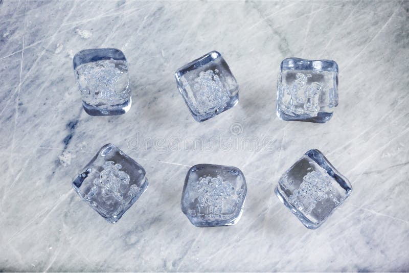 Frozen ice Cube stock photo. Image of frost, freshness - 117952830