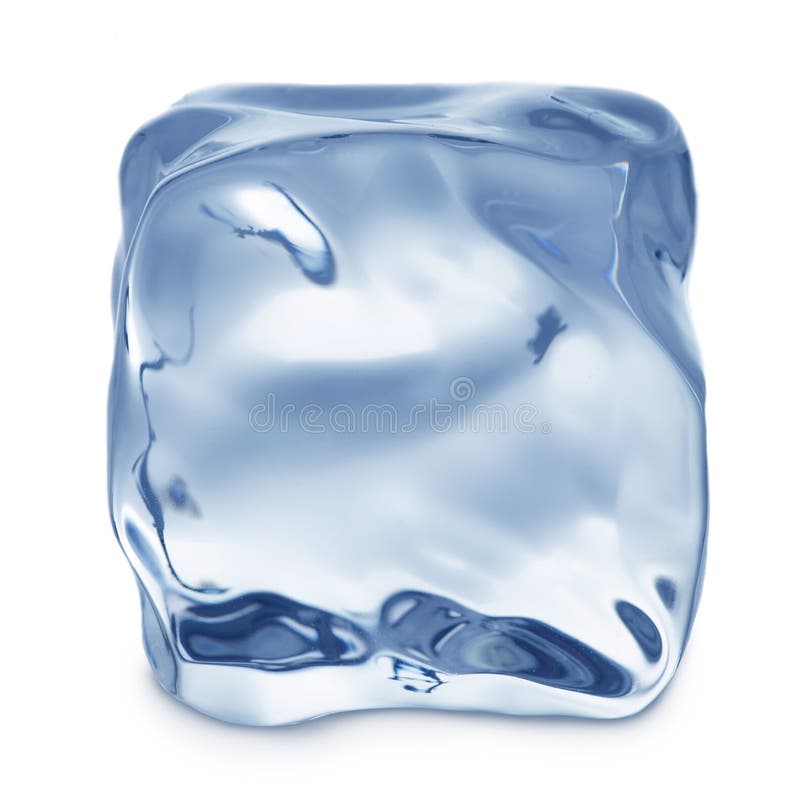 Blue ice cube stock image. Image of blue, white, block - 5361681