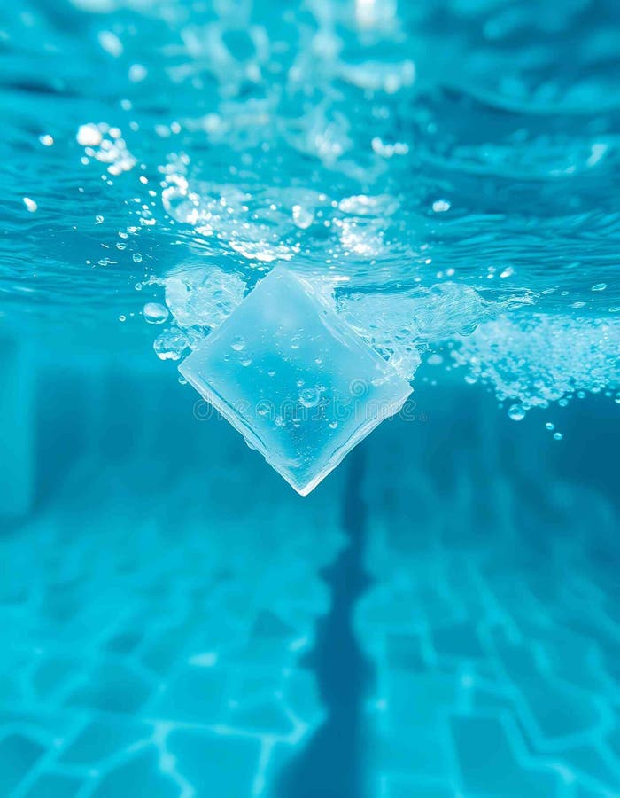The Ice Cube Made a Big Splash on the Water Generated with AI Stock ...