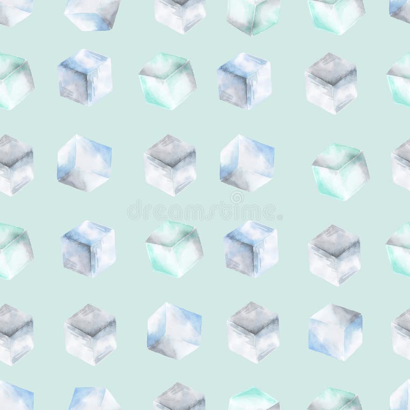 Seamless Ice Cube Pattern Stock Illustrations – 730 Seamless Ice Cube ...