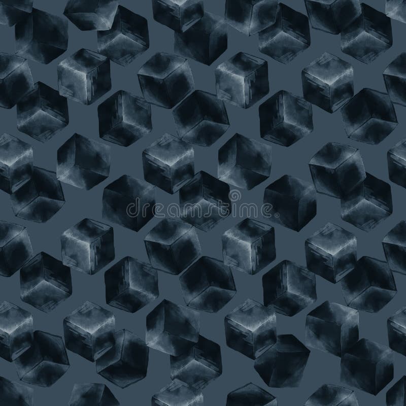Seamless Ice Cube Pattern Stock Illustrations – 730 Seamless Ice Cube ...