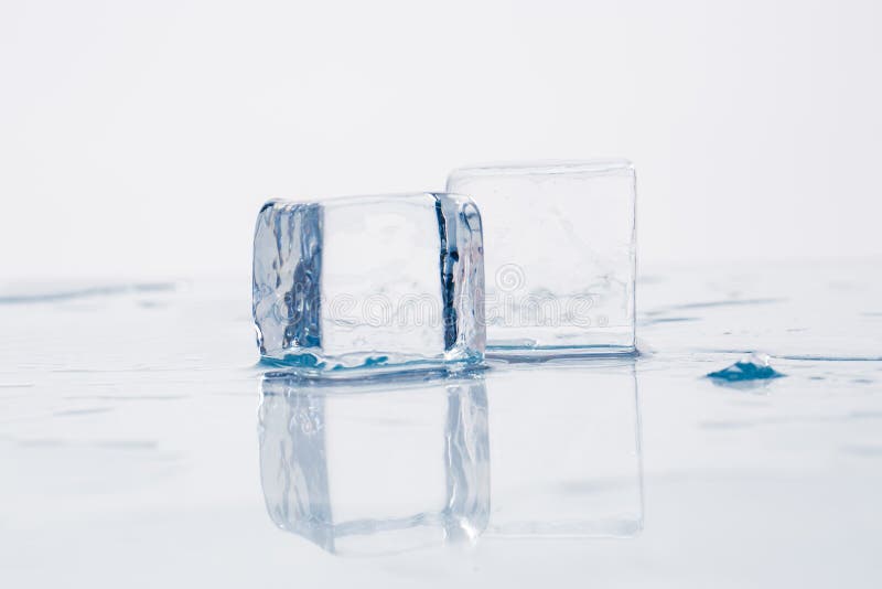 Ice cube on table stock image. Image of circle, background - 75208411