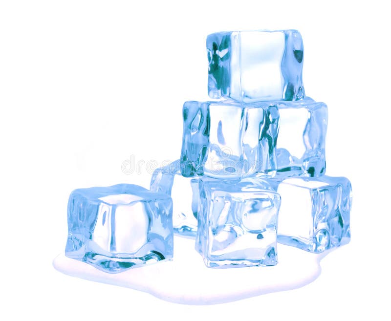 Side view of ice cubes stock image. Image of group, transparent - 9427641
