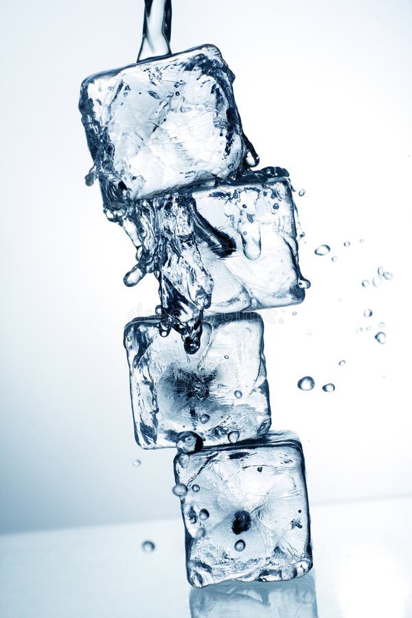 Ice cubes stock image. Image of water, freezing, block - 19720905