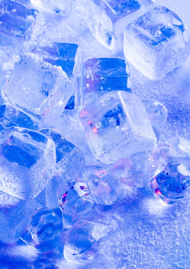 Ice cubes stock image. Image of frozen, objects, blue - 2179391
