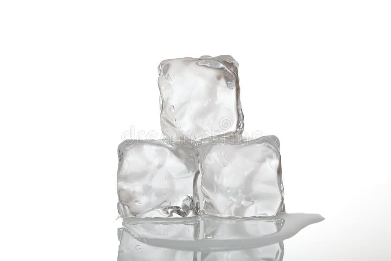 Side view of ice cubes stock image. Image of group, transparent - 9427641
