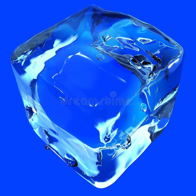 Ice cubes 3d render stock illustration. Illustration of solid - 6304937