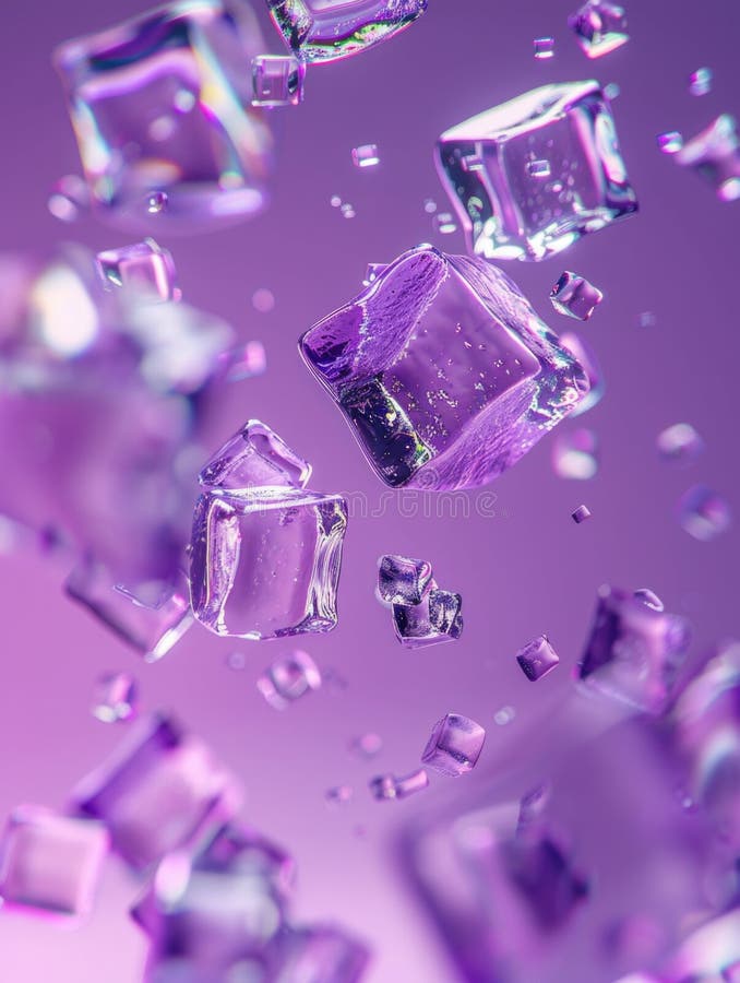 Ice Cubes in Air stock image. Image of atmosphere, climate - 383889201