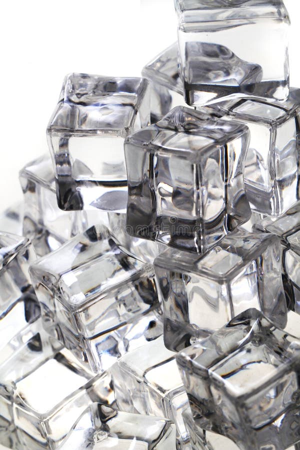 Ice Cubes As Very Nice Background Stock Photo - Image of blue ...