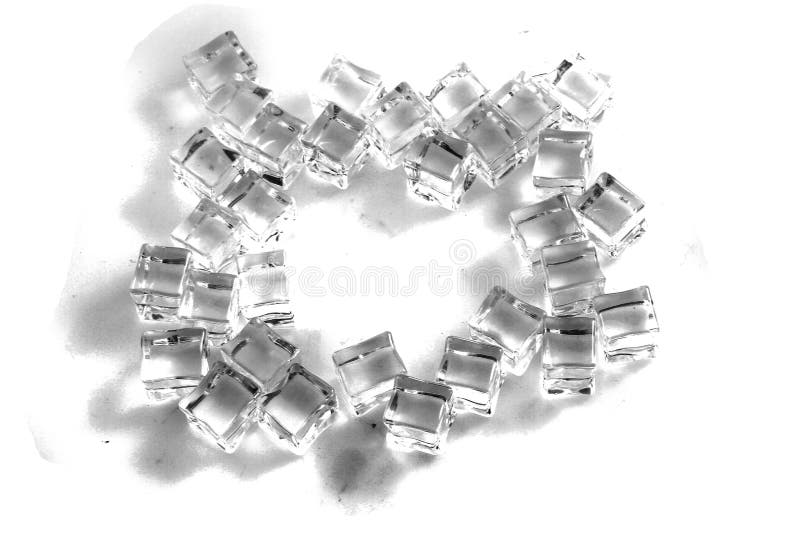 Ice Cubes As Very Nice Background Stock Photo - Image of blue ...
