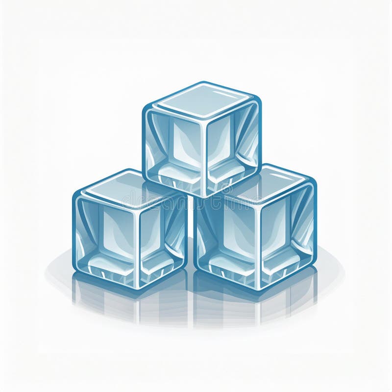 Ice Cubes Assemble stock illustration. Illustration of transparent ... Ice Cubes Assemble stock illustration. Illustration of transparent ...