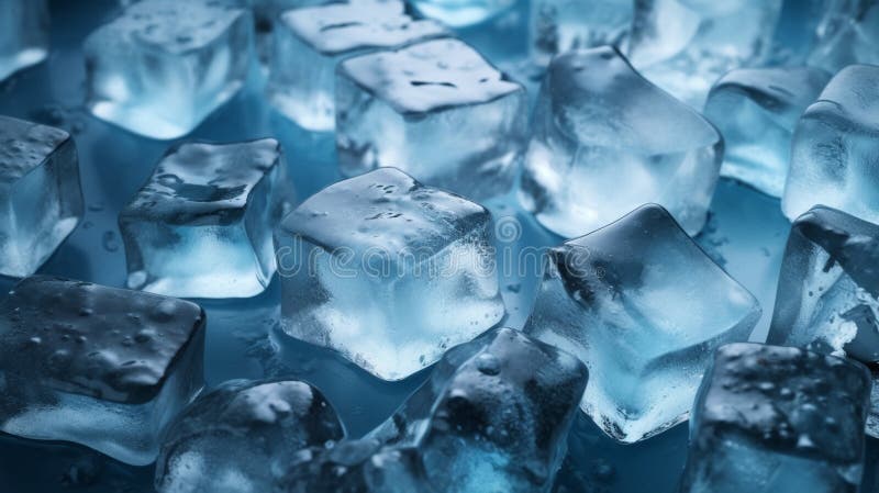 Ice Cubes Background. Crystal Clear Ice Cubes As Background Stock ...