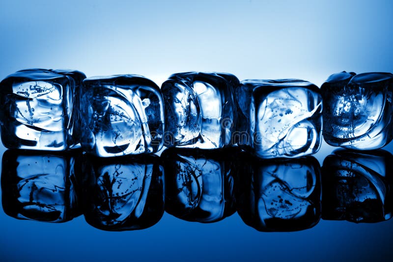 Blue ice cubes stock photo. Image of water, cubes, chilly - 5039558