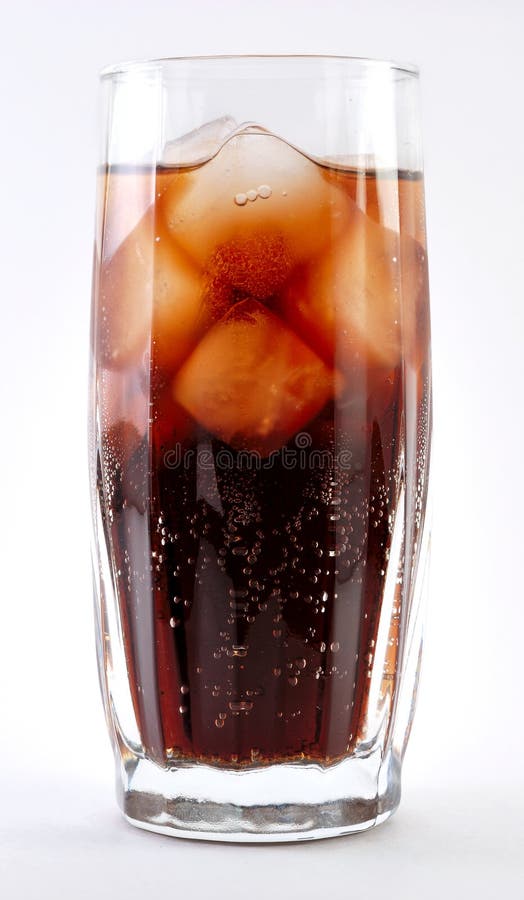 Ice cubes in cola stock photo. Image of soda, frozen, caffeine - 7457530