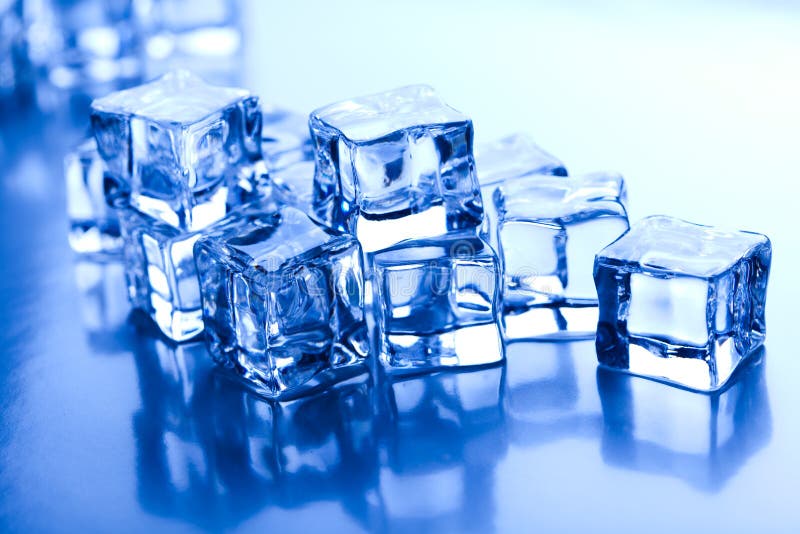 Ice Cubes, Cold and Fresh Concept Stock Photo - Image of clear, cool ...