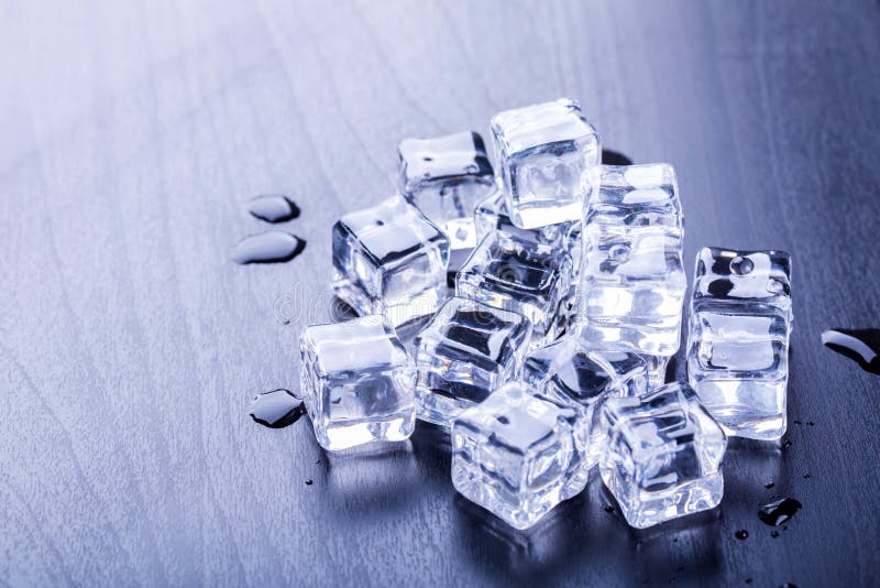 Ice cubes cool stock image. Image of cold, black, isolated - 75042185