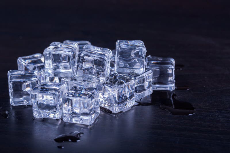 Ice cubes cool stock photo. Image of reflection, translucent - 75042204