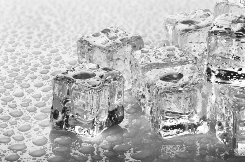 Ice cubes with drops stock photo. Image of drop, clear - 54454578