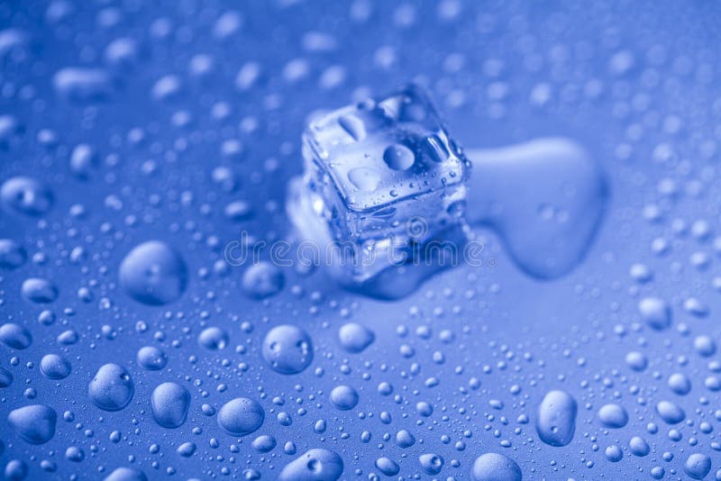 Ice cubes and drops stock image. Image of frozen, thaw - 86716055