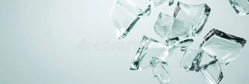 Ice Cubes Exploding and Levitating in Mid Air, Refreshing Concept Stock ...