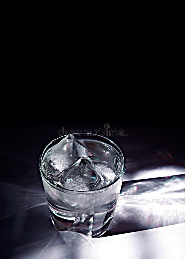 Ice Cubes in Glass stock image. Image of glass, spilling - 3034841