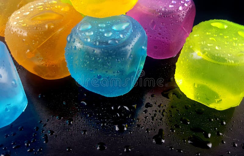 Ice cubes stock image. Image of pure, shape, refreshing - 257779045