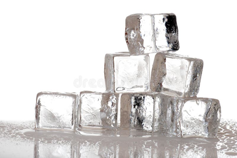Ice Cubes Over Ceramic Tiles Stock Photo - Image of home, brownish: 2777984