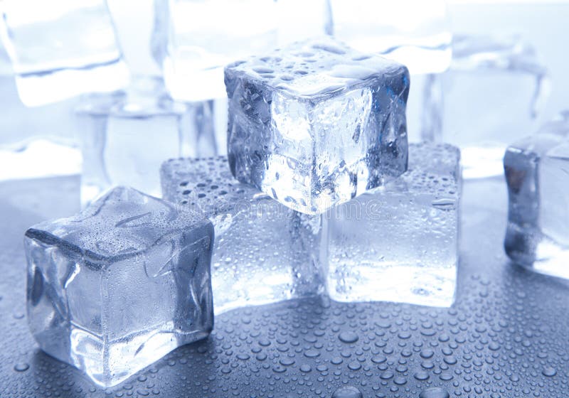 Ice cubes stock image. Image of freshness, group, reflection - 15962731