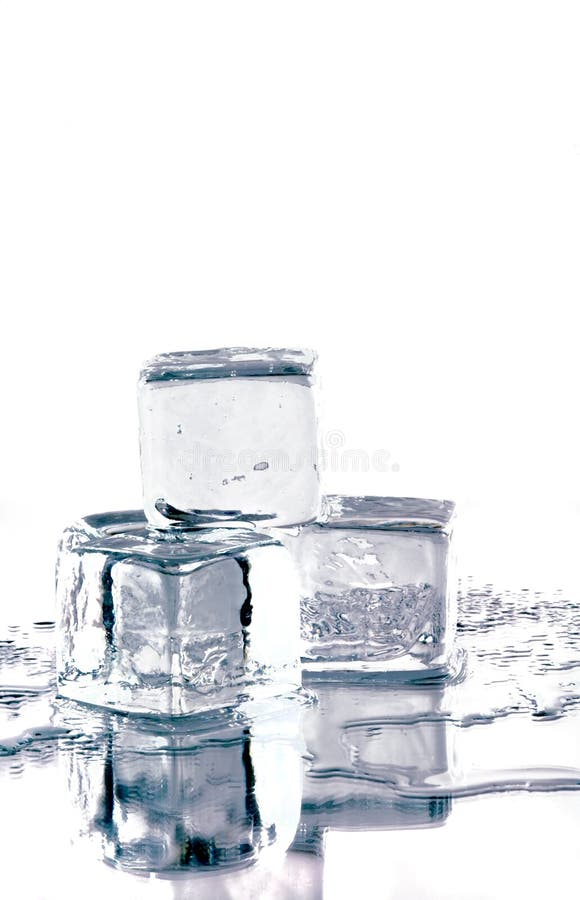 Ice Cubes on Mirror stock image. Image of icecube, chilled - 345471