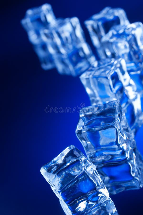 Ice cubes with reflection stock photo. Image of fresh - 25301426