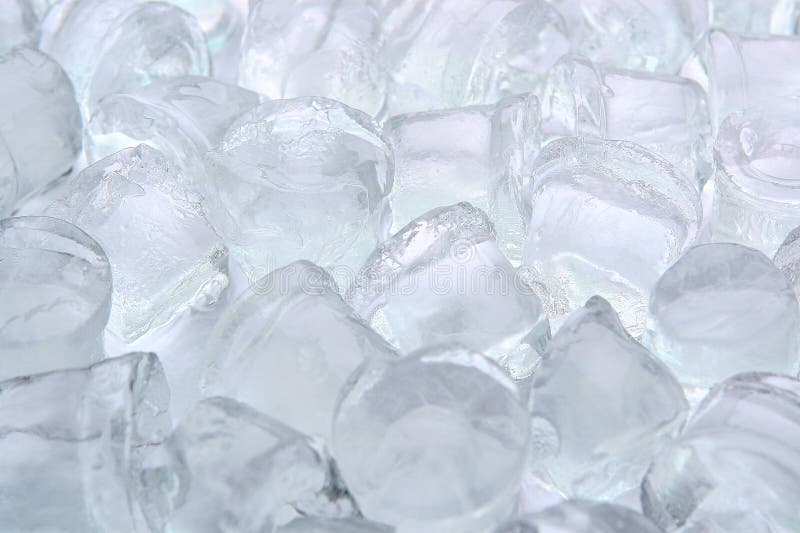 The Ice Cubes are Scattered in a Chaotic Order. Background Stock Photo ...