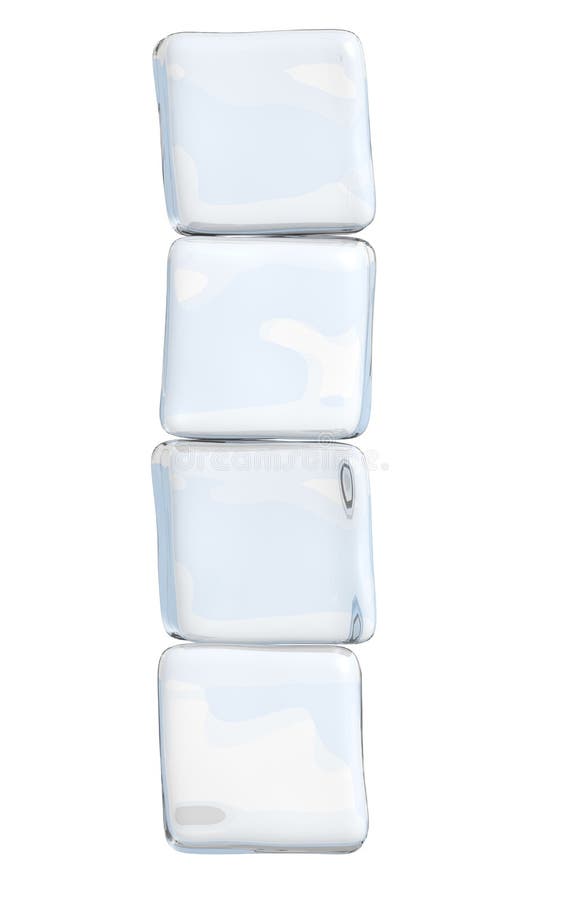 3D Glass Cube Picture. Image: 8149508