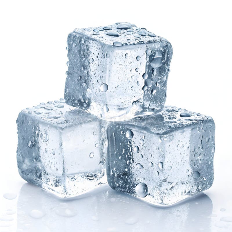 Ice Cubes Stacked stock illustration. Illustration of refreshing ...