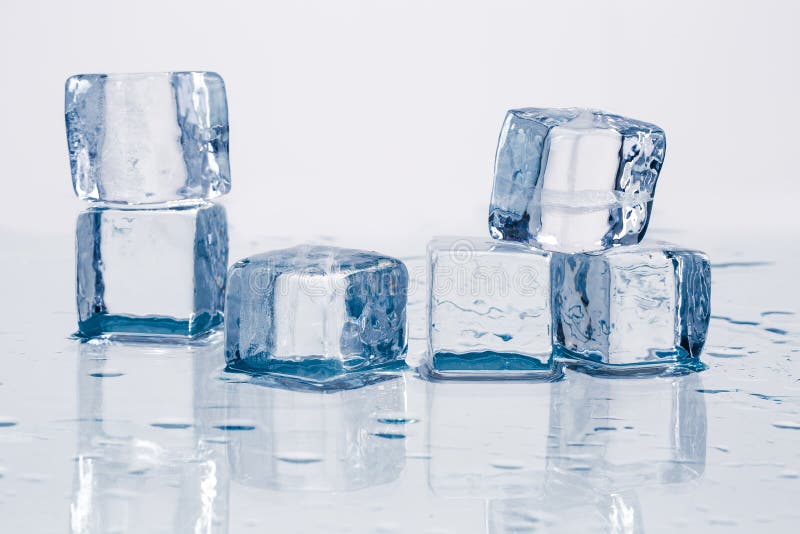 Ice cubes on table stock photo. Image of frozen, horizontal - 75247074