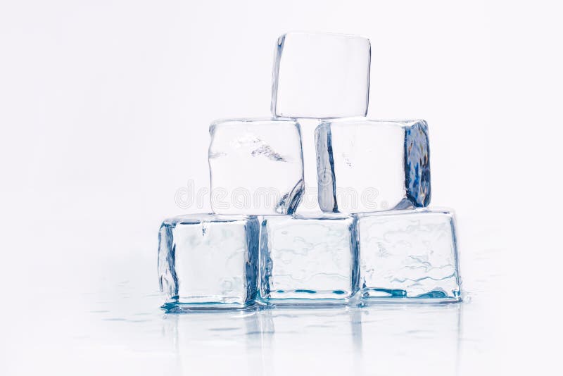 Ice cubes on table stock photo. Image of circle, translucent - 75247212