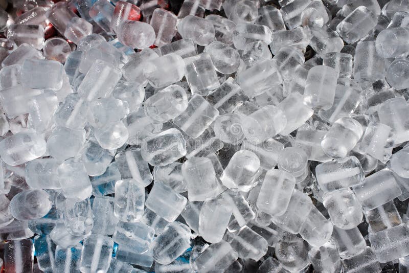 Ice Cubes To Cool Drinks at a Summer Party Stock Image - Image of ...