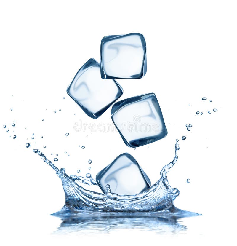 634 Falling Ice Cubes Isolated White Background Stock Photos - Free ...